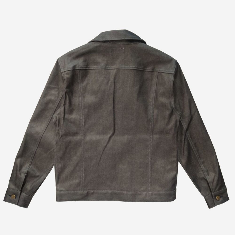 Graph Zero Single Rider Coated Denim Jacket - THE DENIM STORE
