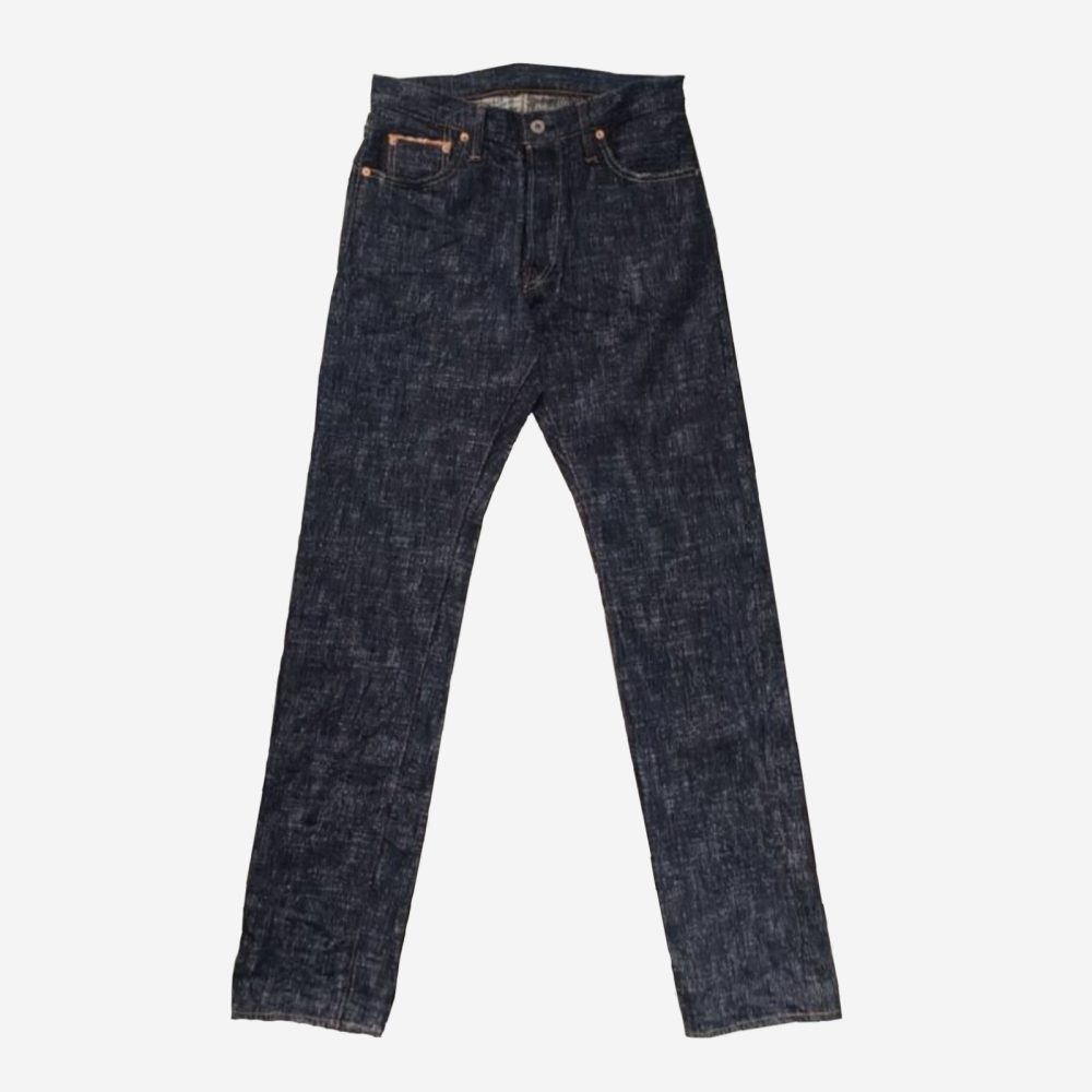 Graph Zero Skein Dying Slim Jeans - Green Indigo - THE DENIM STORE