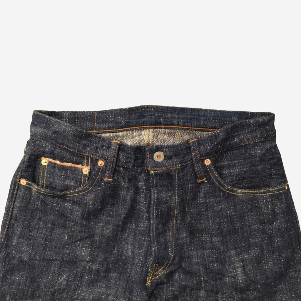 Graph Zero Skein Dying Slim Jeans - Green Indigo - THE DENIM STORE