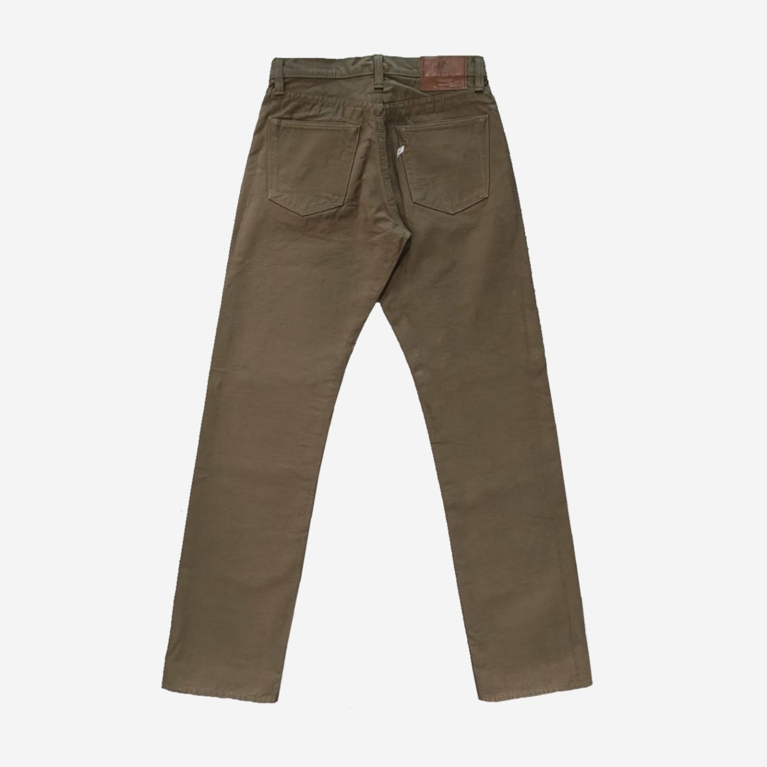 Pure Blue Japan (1176-OLV) Heavy Duck Cloth Regular Straight - Olive ...