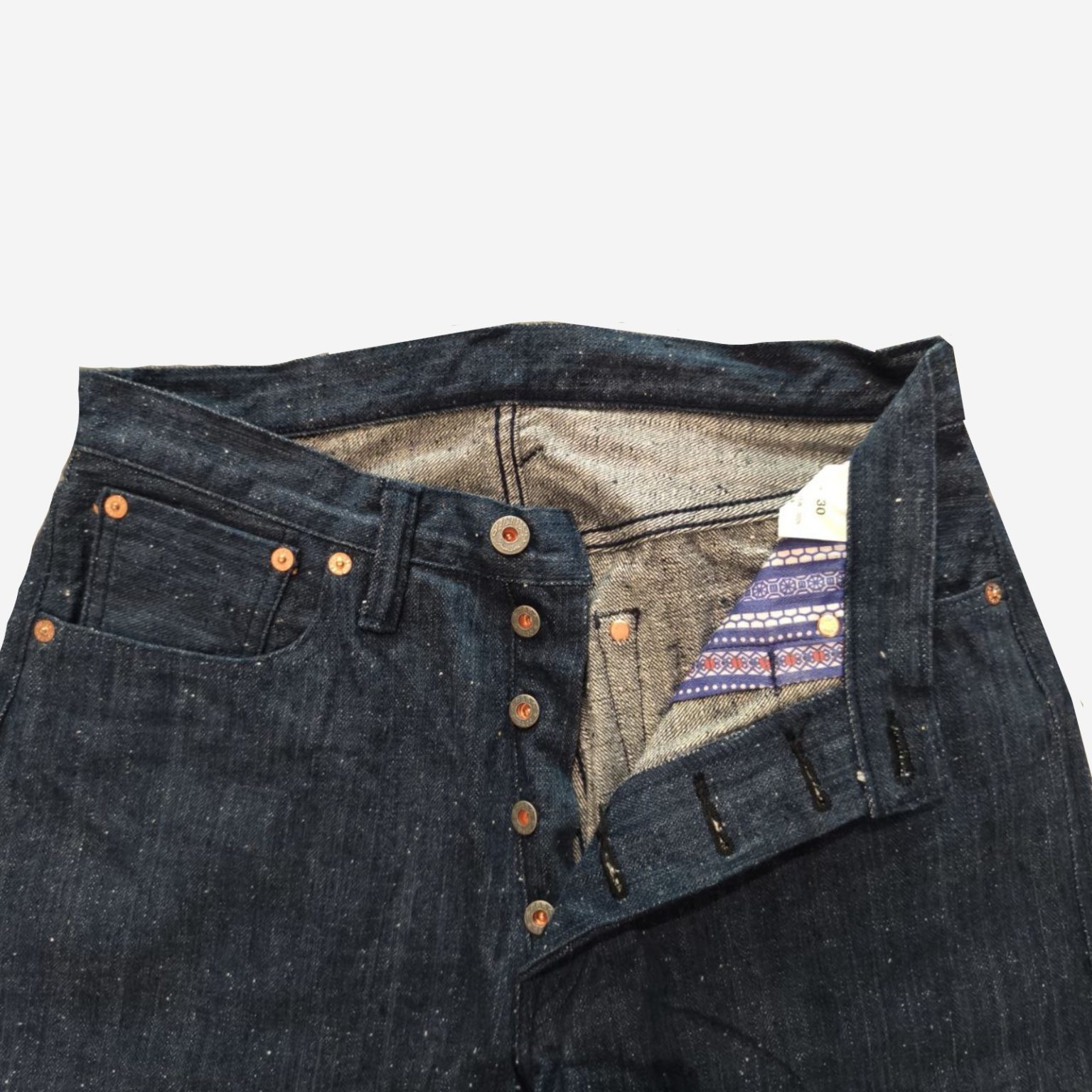 Graph Zero Natural Dyeing Jeans - Natural Indigo - THE DENIM STORE